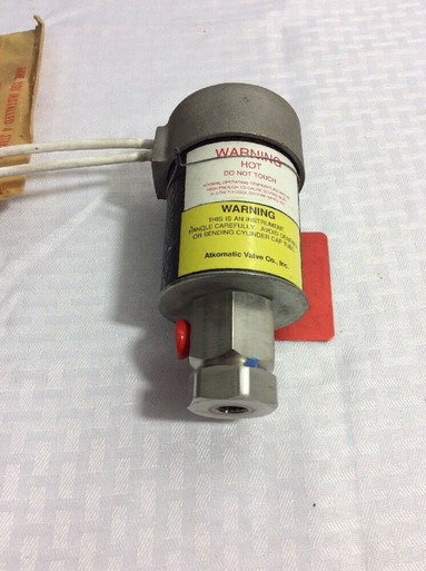 Atkomatic Valve Co. - Catalog #1102, Type SBTD, 120-VAC Coil - 1/2”SS