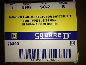 Square D 9999Sc-2 Hand-Off-Auto Selector Switch Type S Size 00-4 Nema 1 ...