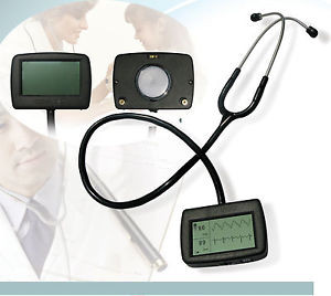 Buy - CE,CONTEC Portable Visual Stethoscope ECG Pulse Rate SPO2 Monitor ...