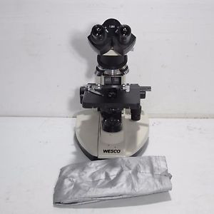Buy - WESCO VU-1300 EDUCATIONAL BINOCULAR MICROSCOPE W/ 4X, 10X, 40X ...