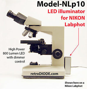 Buy - LED illuminator retrofit Kit with dimmer control for older NIKON ...