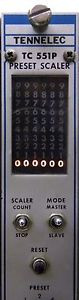 Buy - Tennelec TC 551P Preset Scaler NIM BIN Module TC551 TC551P Canberra
