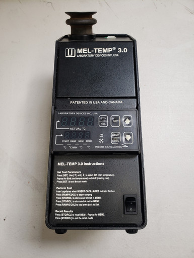 Buy - Laboratory Devices Mel-Temp 3.0 Electrothermal Melting Point ...