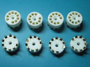 Quality Ceramic 9Pin B9A Pcb Mount Vacuum Tube Socket 100Pcs - SPW ...