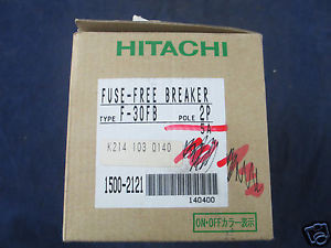 HITACHI F-30FB FUSE BREAKER 3 POLE 600 VOLT 30 AMP New IN BOX - SPW ...