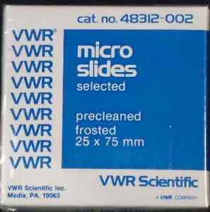 Buy - 7156:VWR Scientific Products:Micro Slides:20 Packs:48312-002