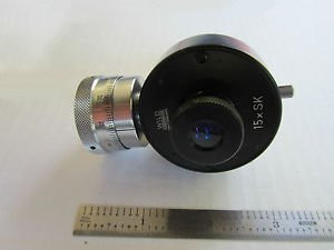 Buy -WILD HEERBRUGG SWITZERLAND 15x5K FILAR EYEPIECE MICROSCOPE PERFECT