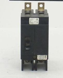 WESTINGHOUSE GHB2040 2 Pole 40 Amp 277/480 Volt Circuit Breaker - SPW ...