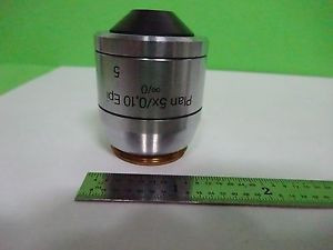 Buy -MICROSCOPE POLYVAR REICHERT LEICA OBJECTIVE PLAN 5X EPI OPTICS