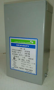 TRANSFORMER HEVI-DUTY HS1B250 0.25KVA 240/480-120/240V 50/60HZ 1PH ...