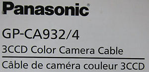 Buy -Panasonic Micro Camera Signal Cable (4m) for GPUS932CUT and ...