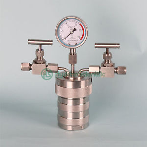 Buy -100mL PTFE Lined Hydrothermal Acid Digestion Reactor with 1 Gauge ...