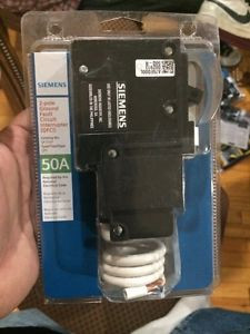 SIEMENS 50 AMP 2 POLE CIRCUIT BREAKER QF250P Gfci New Qpf - SPW Industrial