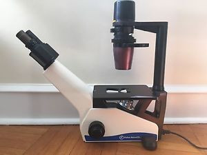 Buy -Fisher Scientific Inverted Phase Microscope W/ 3x Objectives. 12 ...