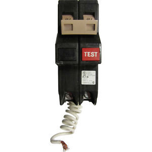 CUTLER HAMMER CH220GF 20AMP DOUBLE POLE TYPE CH CIRCUIT BREAKER GFCI ...