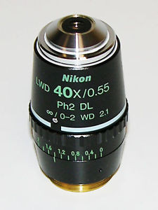 Buy -Nikon 40X LWD Phase Infinity Microscope Objective