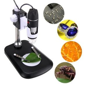 USB Microscope COLEMETER USB 2.0 Handheld Digital Microscope 2MP 500X 8 ...