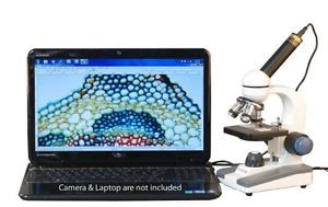 Microscopes For Students Teens Compact Portable 40X - 1000X Led Light ...