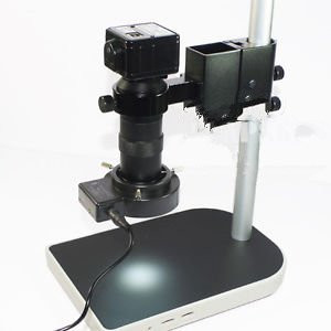 5Mp Hd Industrial Usb Digital Microscope Camera + C-Mount Lens + Stand ...