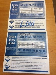 COD Reagent Vials (100 Vials Mercury Free) - SPW Industrial