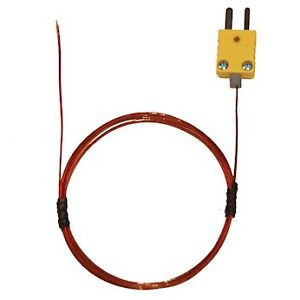 Digi-Sense Type-K Kapton-Insulated Probe Mini Conn Exp 5Ft 30-Gauge 6 ...