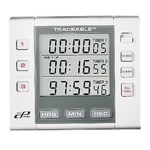 Cole-Parmer Triple-Display Clock/Timer Nist-Traceable Calibration ...