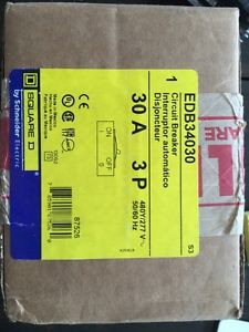 (1) Edb34030 Square D Three Phase Nf Circuit Breaker - SPW Industrial