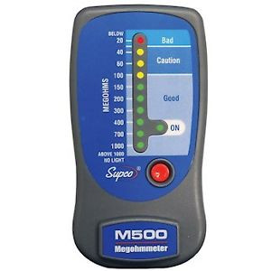 Supco M500 Insulation Tester With Motor Condition Leds - SPW Industrial