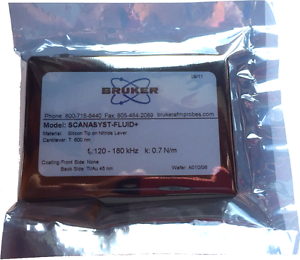 New Bruker/Veeco Scanasyst Fluid+ (Scan Assist) Probes For Afm (10 Pack ...