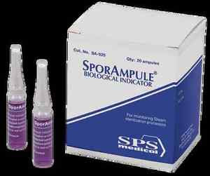 Sps Medical Sporampule Steam Biological Indicator 100/Box Sa-100 - SPW ...