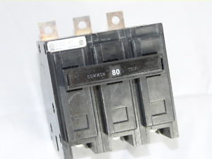 New Cutler Hammer Ba Bab3080H 3P 80A 120/240V Circuit Breaker - SPW ...