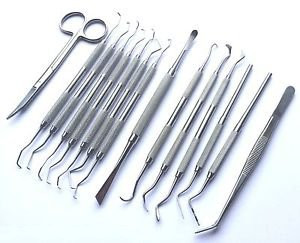 Periodontal Instruments Gracey curettes Pocket Probes Gingivectomy ...