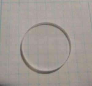 Barium Fluoride (BaF2) Round Window dia 0.51 x 0.04 NEW - SPW Industrial