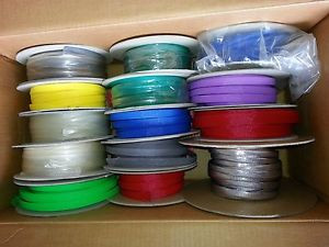 Techflex Sleeving, Red, Yellow, Blue, Neon Green, Silver, Purple, Clear ...