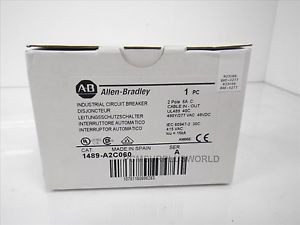 Allen Bradley Circuit Breaker 2 Pole 6A 1489-A2C060 1489A2C060 New ...