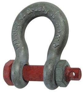 Msi Msi-7300-6.5T-Shackle Shackle 13 000 Lb. Slvr Steel - SPW Industrial