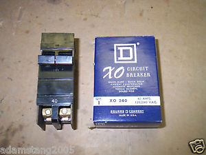New Square D Xo 40 Xo240 Amp 2 Pole Breaker - SPW Industrial