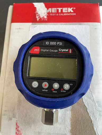 AMETEK CRYSTAL M1 Digital Test Gauge 10000 PSI - M1-10kPSI