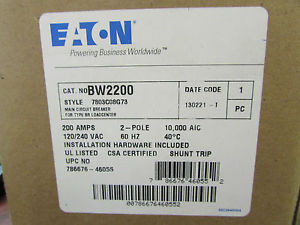 Eaton Bw2200 2 Pole Main Circuit Breaker - SPW Industrial