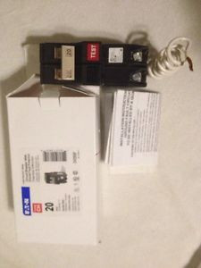 Eaton / Cuttler Hammer Ch220Gf Double Pole Breaker W Ground Fault - SPW ...