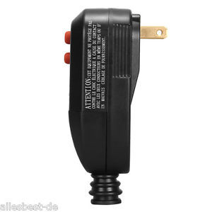 Leakage Protection Switch Gfci Plug 2 Poles 2 Wires 10A 1200W Right ...