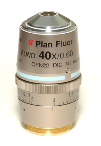 SUPER S Plan Fluor ELWD NIKON CFI60 40x/0.60 ∞/0 WD 3.6-2.8 CORR DIC ...