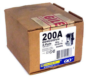 Square D Qom2200Vh 200A 2-Pole 120/240V Circuit Breaker - SPW Industrial