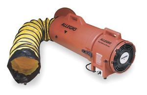 Allegro Axial Confined Space Fan 1/4 HP 12VDC Voltage 4200 rpm Blower ...
