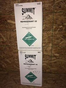 R-22 SUMMIT FREON REFRIGERANT 30 lbs. lb / SEALED FULL CYLINDER R22 ...