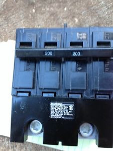Siemans 200 Amp Breaker Model Q2200B - SPW Industrial