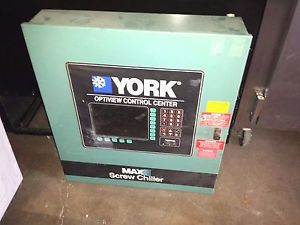 YORK MaxE Optiview graphic control center YR rotary screw chiller 331 ...