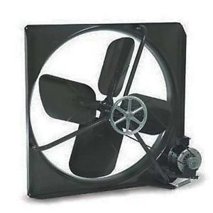 EXHAUST FAN Commercial - Belt Driven - 24 - 115 Volt - 3900 CFM - 550 ...