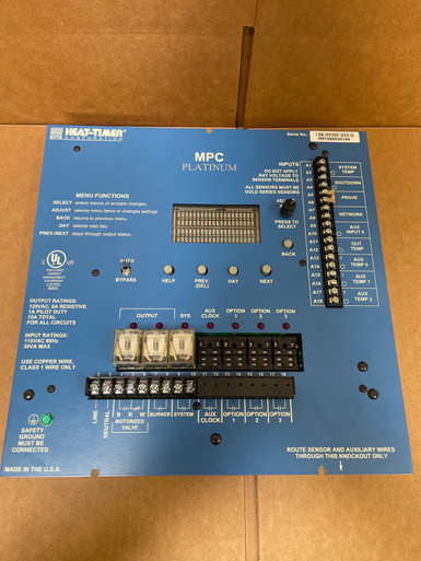 Heat-Timer Mpc Platnium Steam Reset Controller - SPW Industrial
