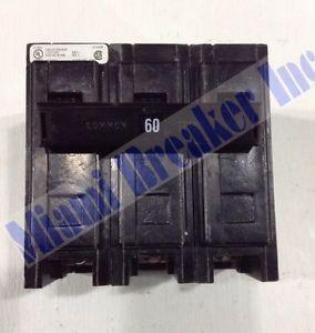 Qbhw3060H Cutler Hammer 3 Pole 60 Amp 240 Volt Circuit Breaker - SPW ...